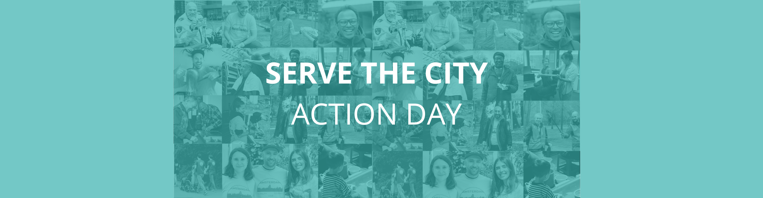 Save the date | Action day May - Serve the City Amsterdam