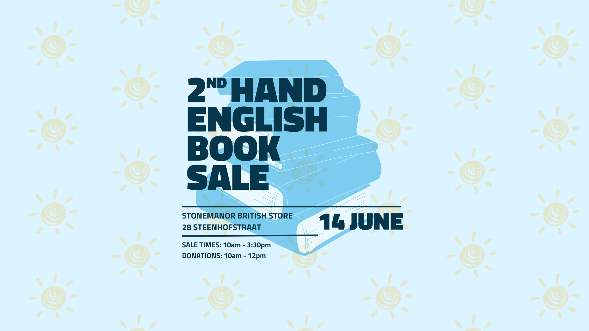 Second Hand English Book Sale – Summer – Serve the City Brussels