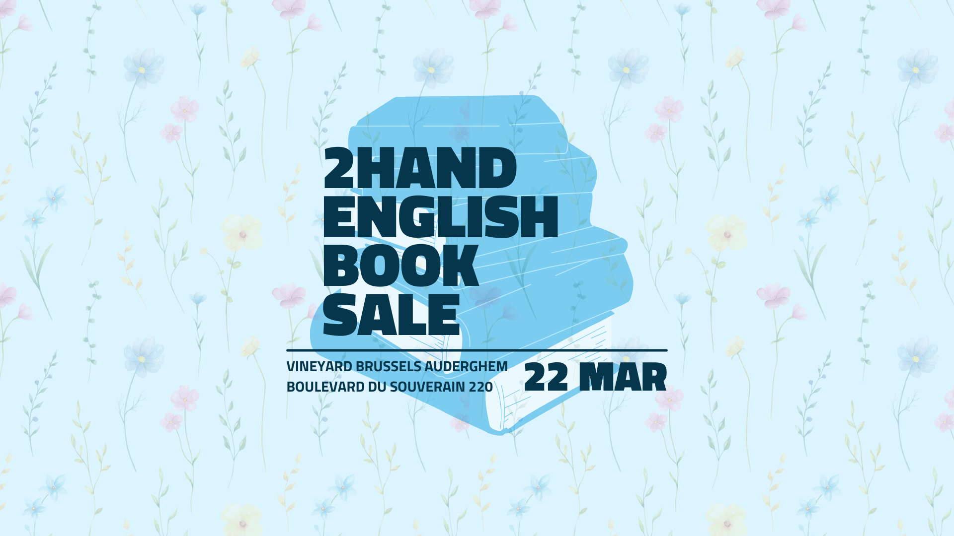 Second Hand English Book Sale – Spring Edition – Serve the City Brussels